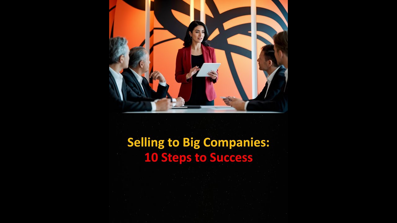 Selling to Big Companies 10 Steps to Success - YouTube