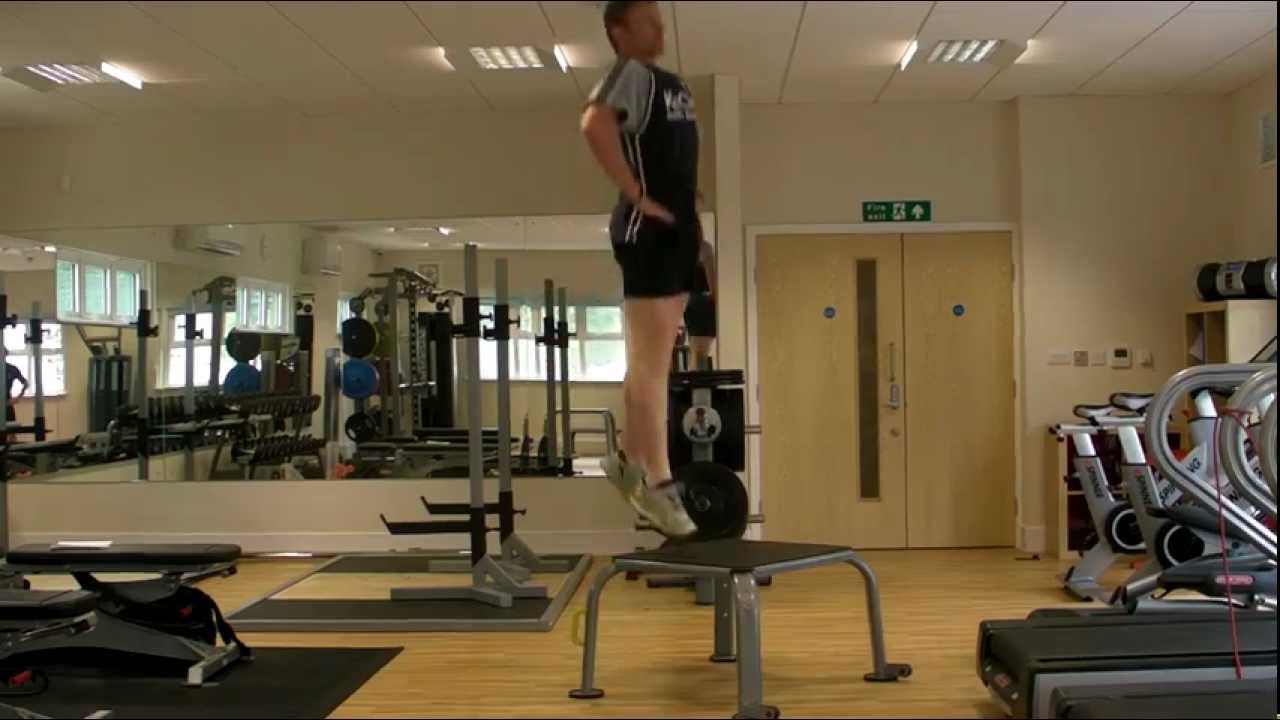 Bodyweight explosive step up - YouTube
