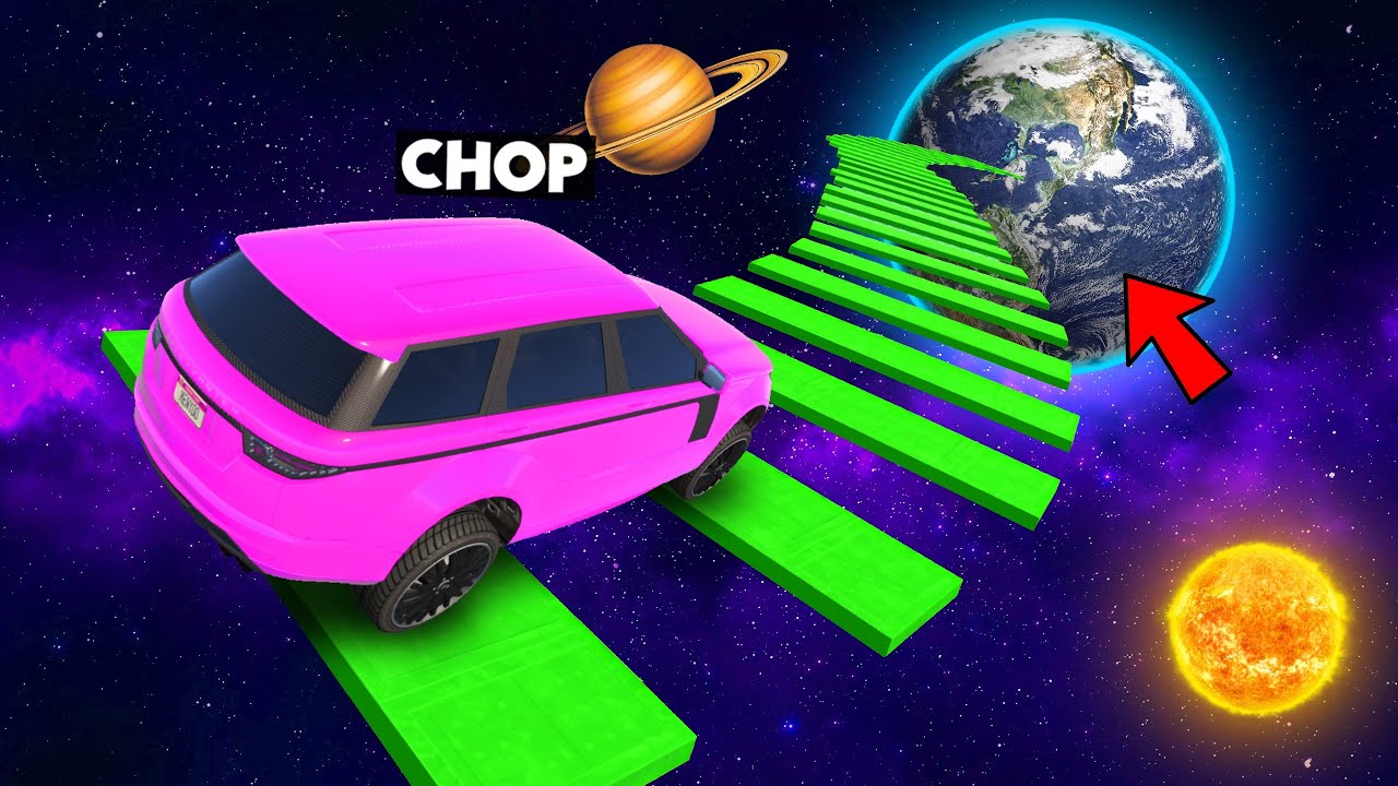 GTA 5 PARKOUR TO THE SKY CHALLENGE WITH CHOP AND FROSTY - YouTube