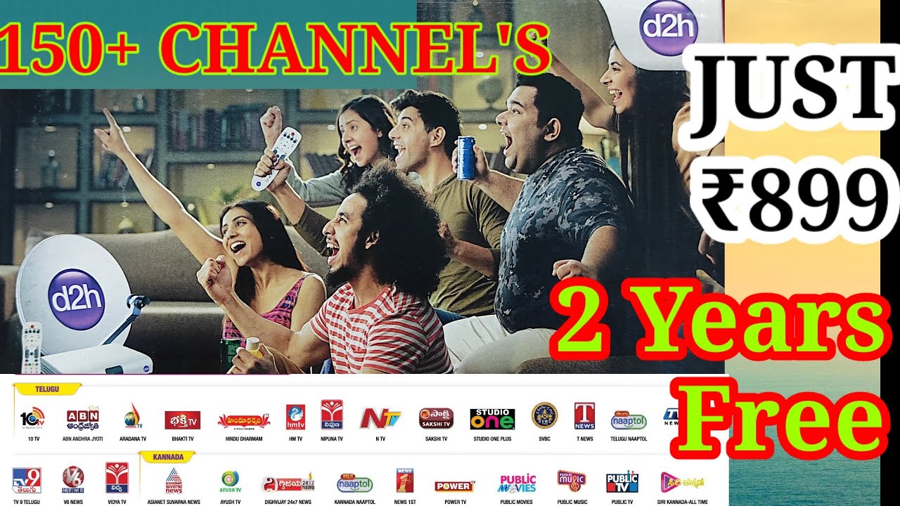 Unbelievable 899 OFFER 2 YEARS FREE |DISH D2H OFFER| - YouTube