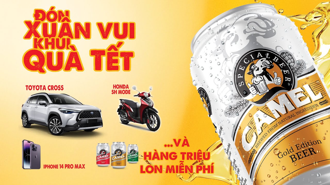 CAMEL BEER | Đón Xuân Vui - Khui Quà Tết Cùng Camel Beer - YouTube
