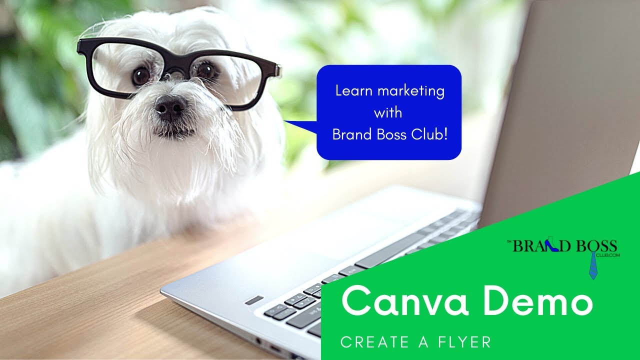 Intro to Canva Flyer Demo - YouTube