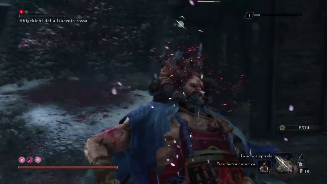 Sekiro: Shadows Die Twice - Shigekichi of the Red Guard - Boss Fight ...