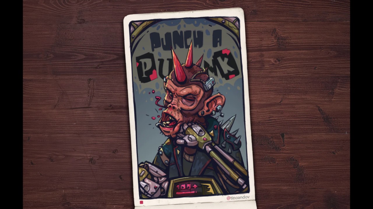 Punch a Punk Timelapse - YouTube