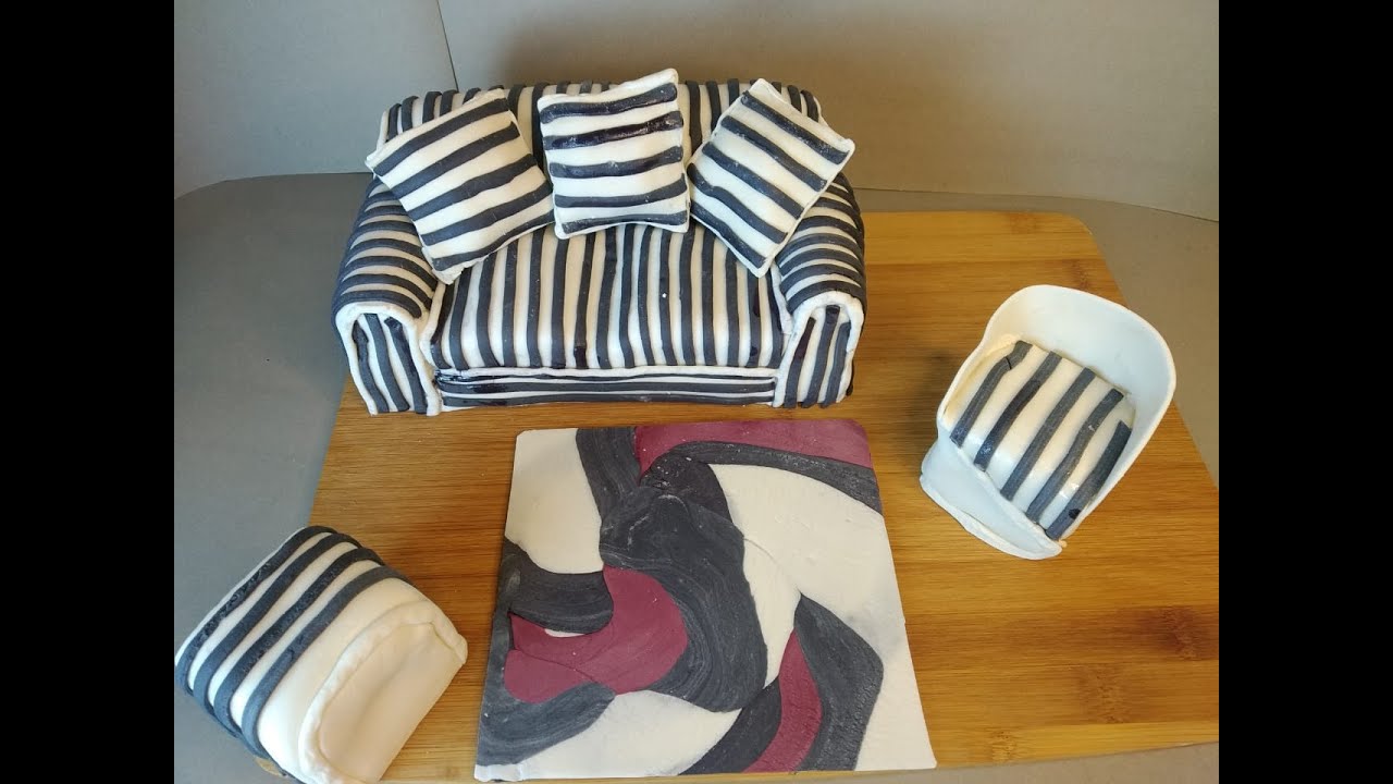 Sofa theme cake|cake design 2021| artistic Creations | - YouTube
