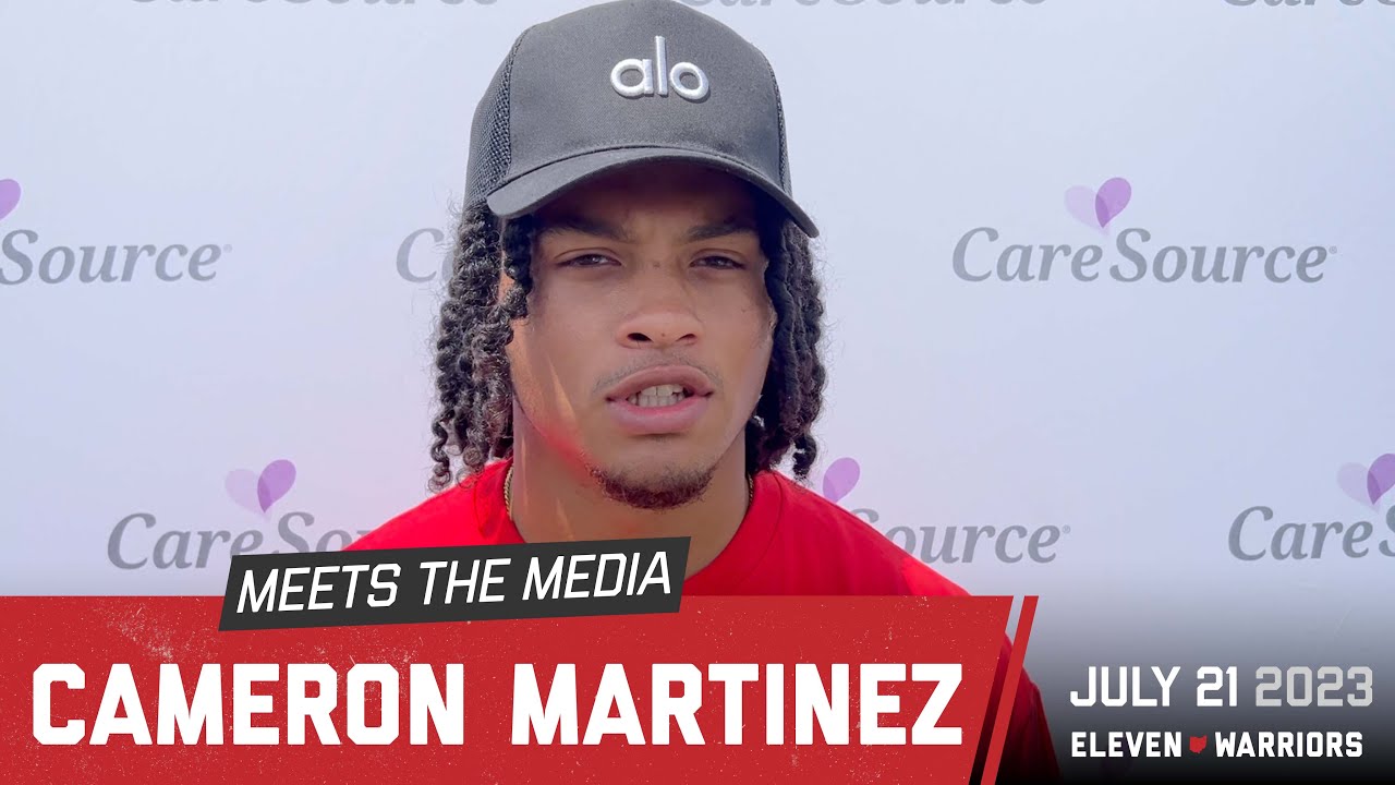 Cameron Martinez discusses goals entering fourth year at Ohio State ...