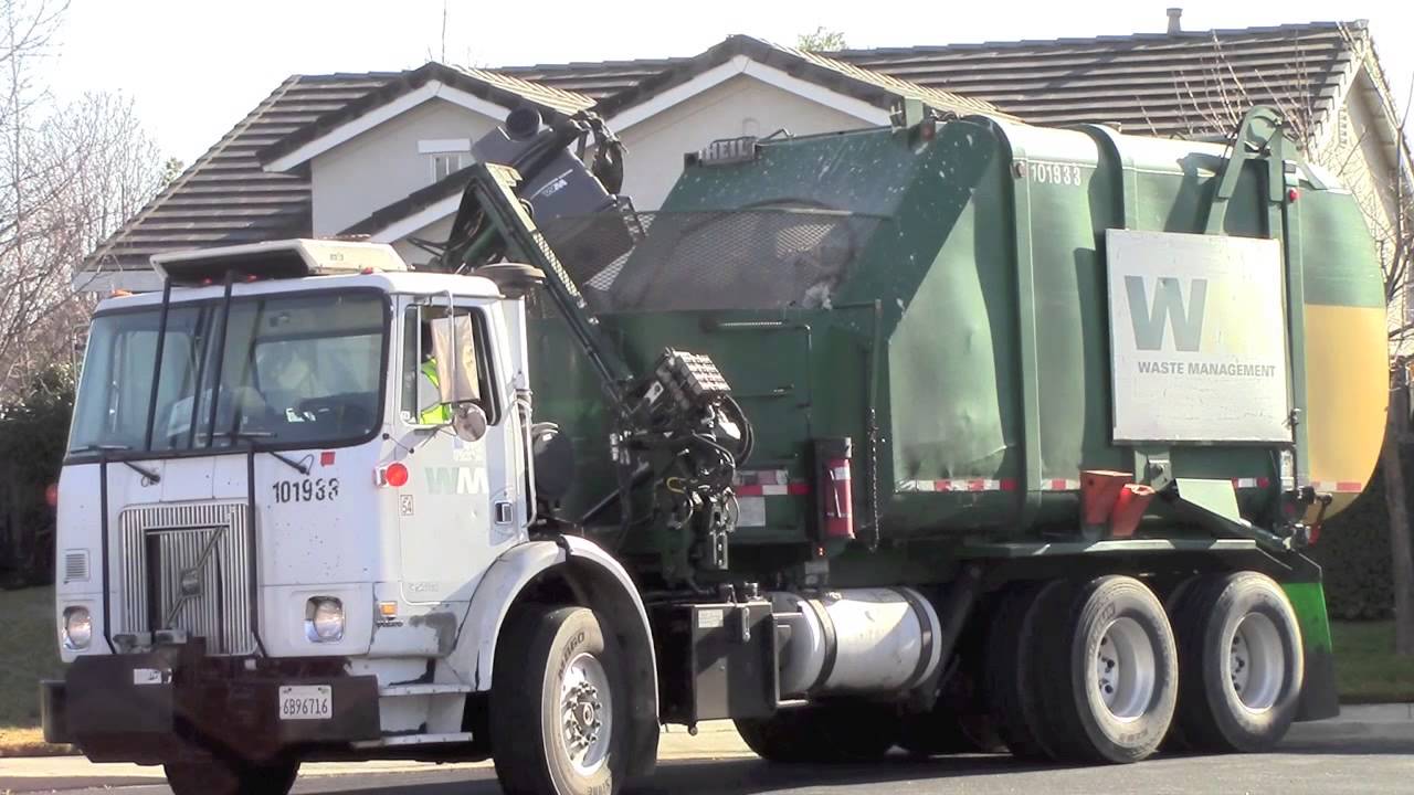 Waste Management Volvo Rapid Rail - YouTube