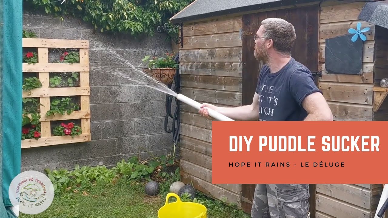 DIY Puddle sucker - YouTube