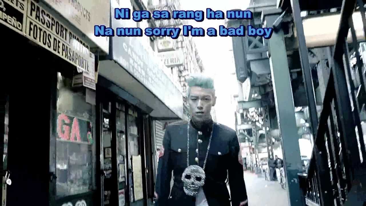 Big Bang - Bad Boy - Karaoke/Sing Along ( Romanization - Simple Lyrics ...