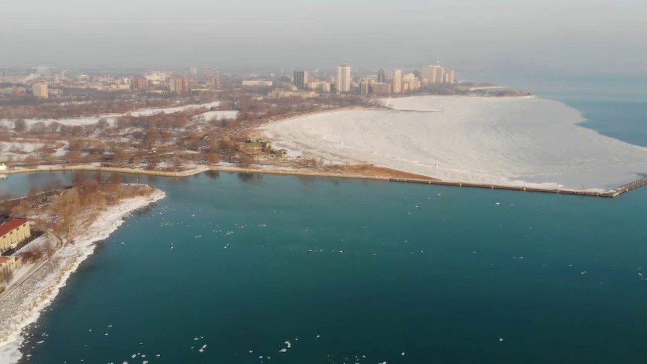Lake Michigan Feb 2019 - YouTube