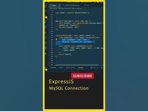 Express JS Tutorial Telugu, Connect to MySQL, Node JS MySQL, Node Tutorial, Node JS Interview ...
