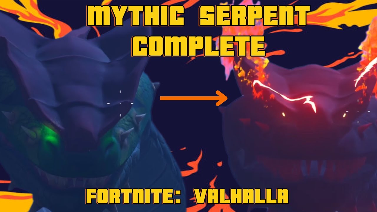 How To Beat Mythic Serpent in Fortnite Valhalla - YouTube