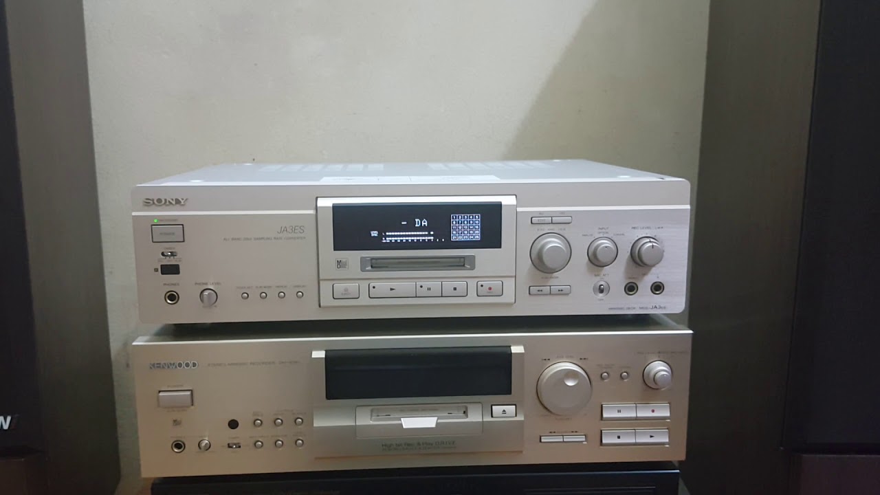 SONY MDS JA3ES sound test - YouTube