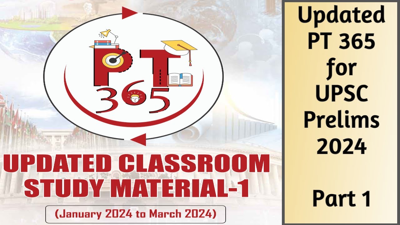 Updated PT 365 for UPSC Prelims 2024 || Polity || Part 1 - YouTube