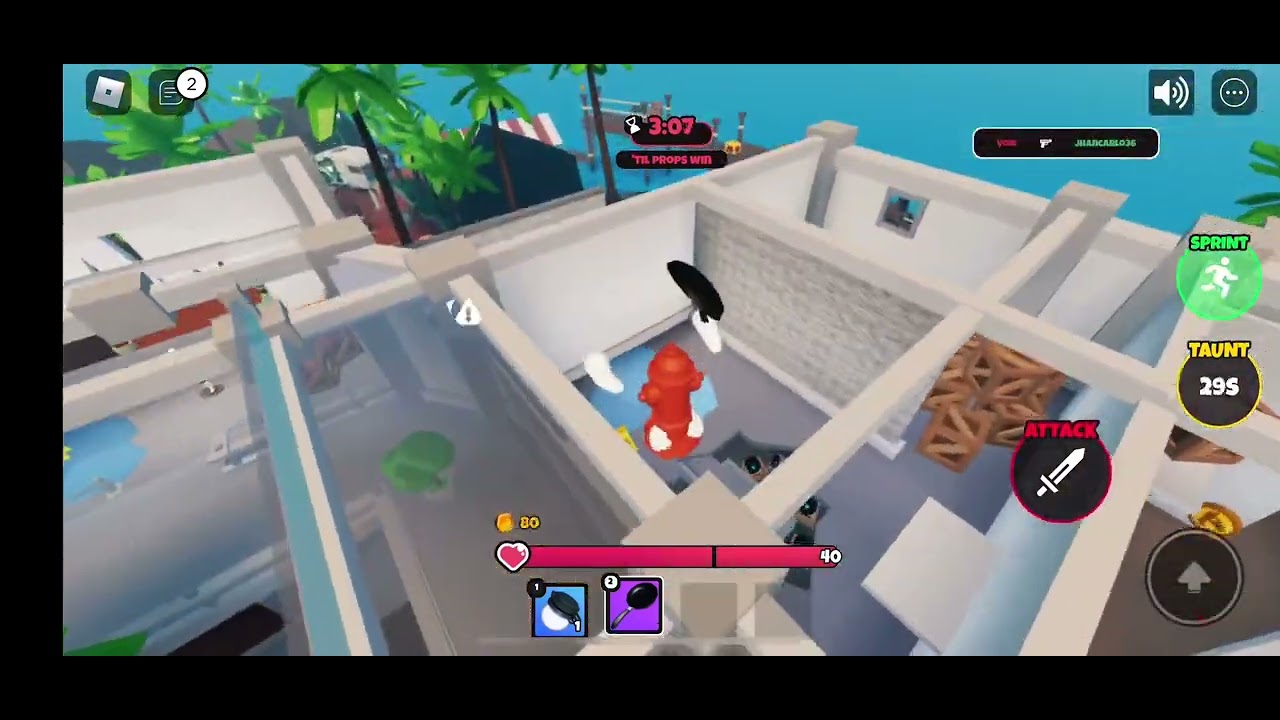 Playing the new prop hunt game! - YouTube