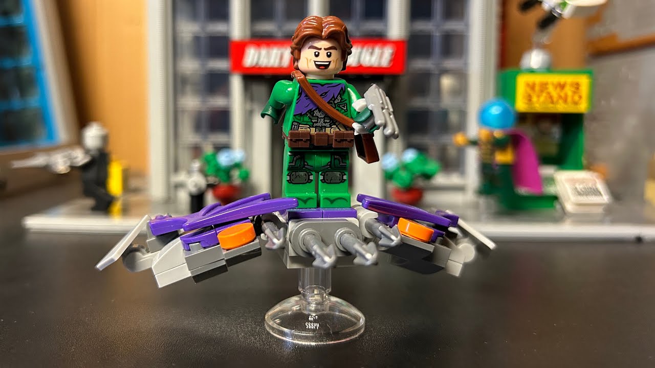 LEGO Custom Green Goblin Minifigure & Glider - YouTube