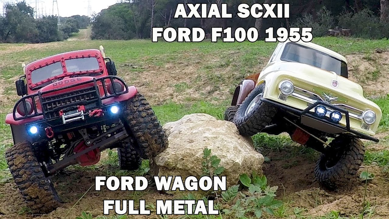 AXIAL SCX10II FORD F100 Y DODGE WAGON FULL METAL - YouTube
