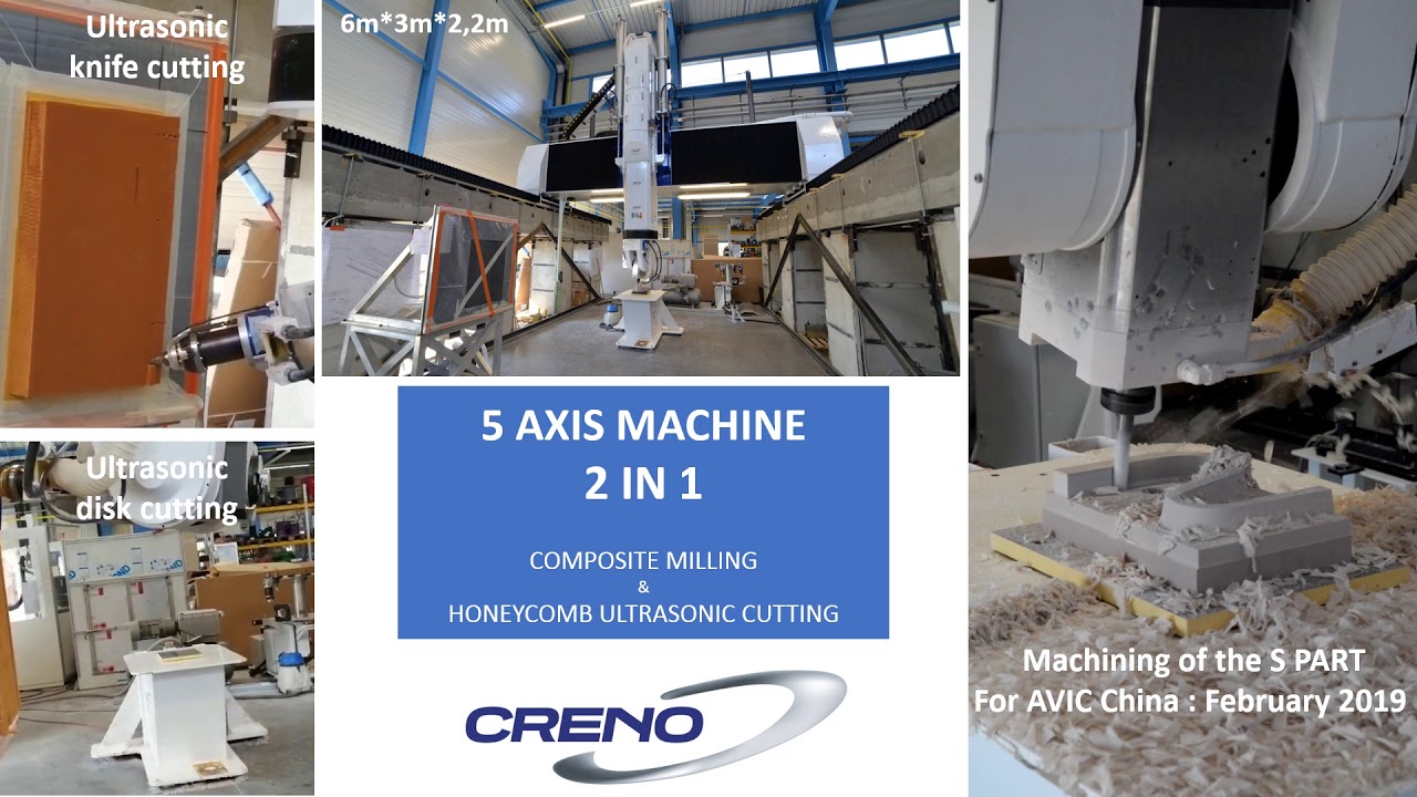 Composite Milling & Honeycomb Ultrasonic Cutting - YouTube