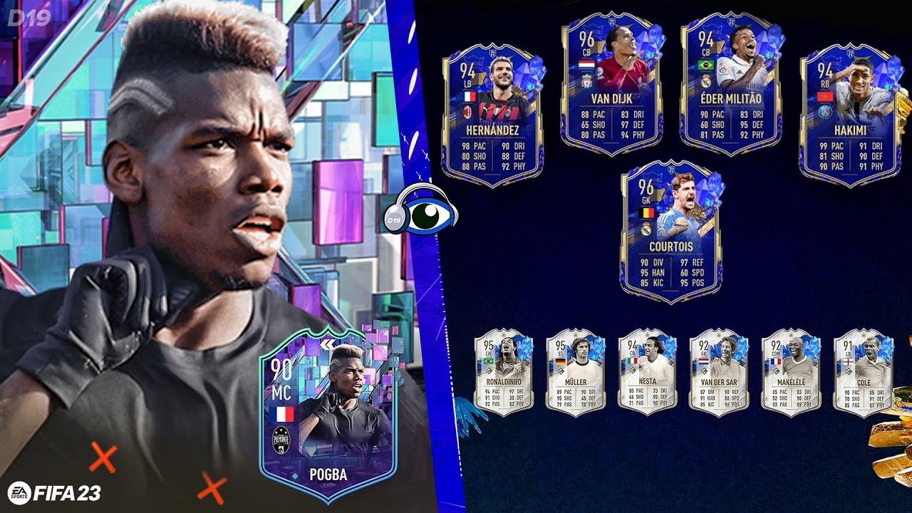 POGBA 90 FLASHBACK 👀 ¿MERECE LA PENA? | DEFENSAS TOTY EN SOBRES ...