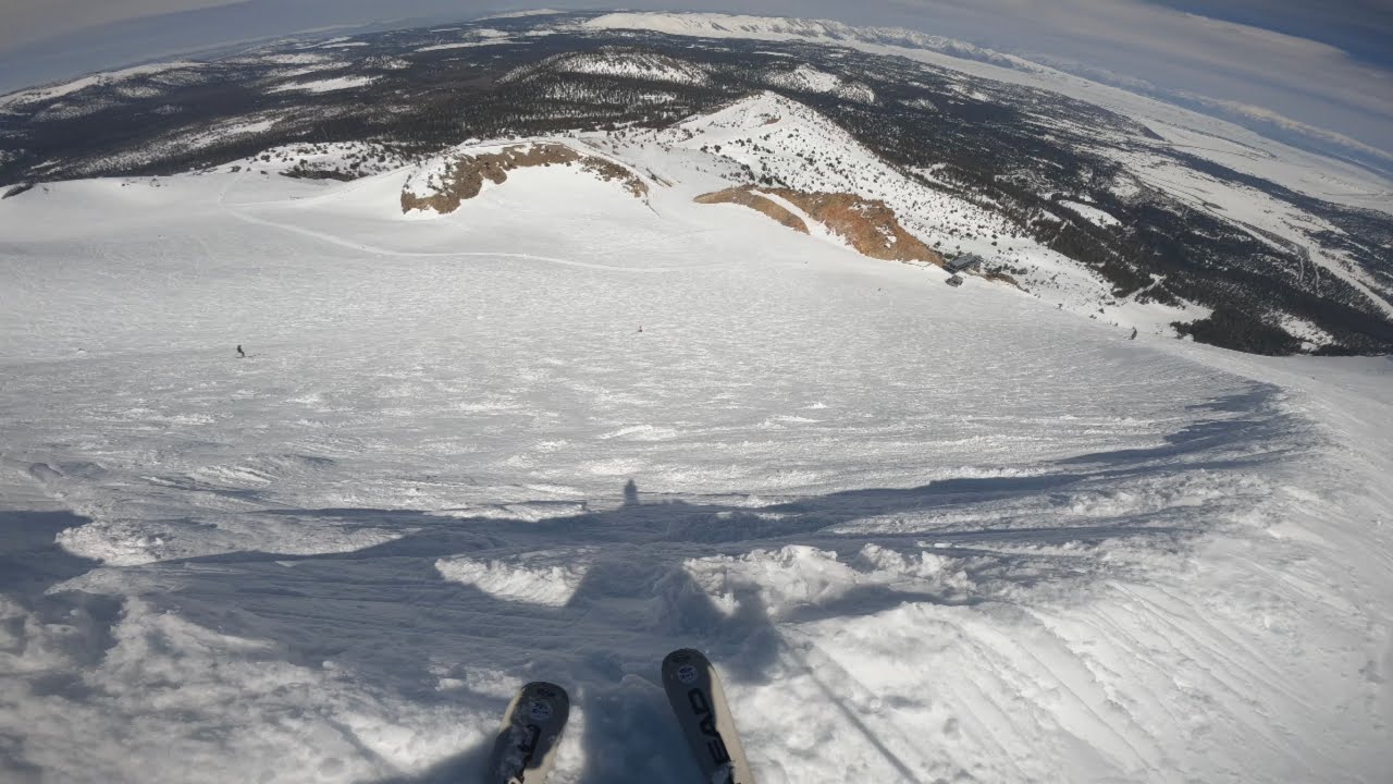 Skiing fun mogul jumps at Dave’s Run♦️ | Mammoth Mountain - YouTube