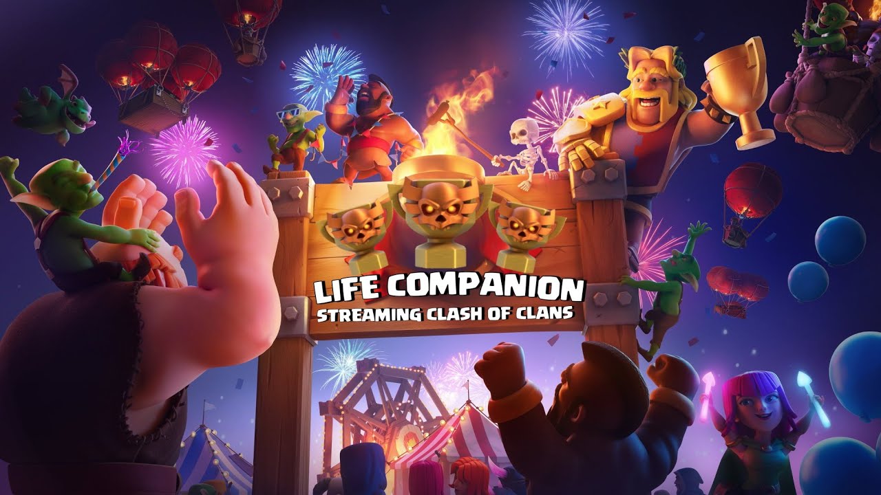 Clash Of Clans Live Night Stream | COC LIVE STREAM Clan Capital LIVE ...