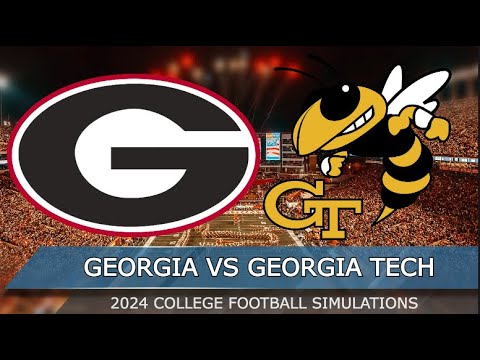 Georgia vs Georgia Tech - NCAA Football 11/29/24 Full Game Highlights ...