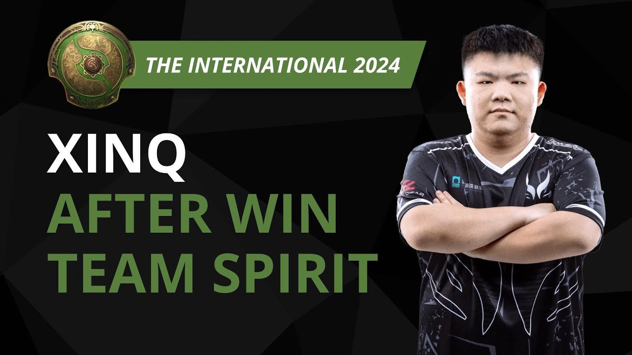 XINQ After the Victory at TEAM SPIRIT - Dota 2 TI 2024 Interview - YouTube