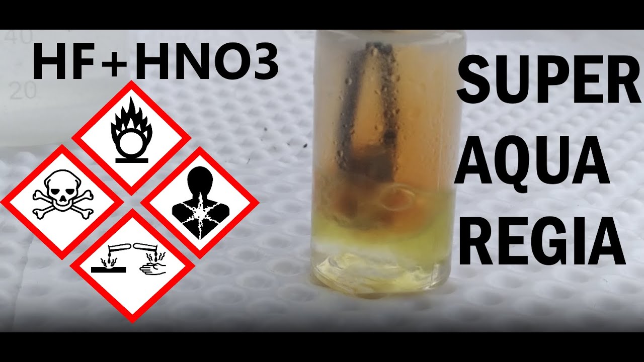 500 Sub Special: Super Aqua Regia!!! HF + HNO3 - YouTube
