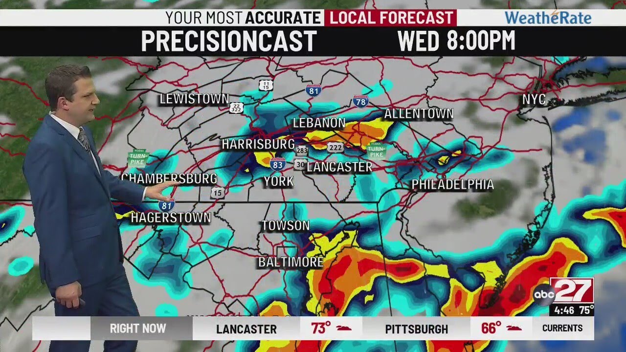 Brett's Wednesday Morning First Forecast - YouTube