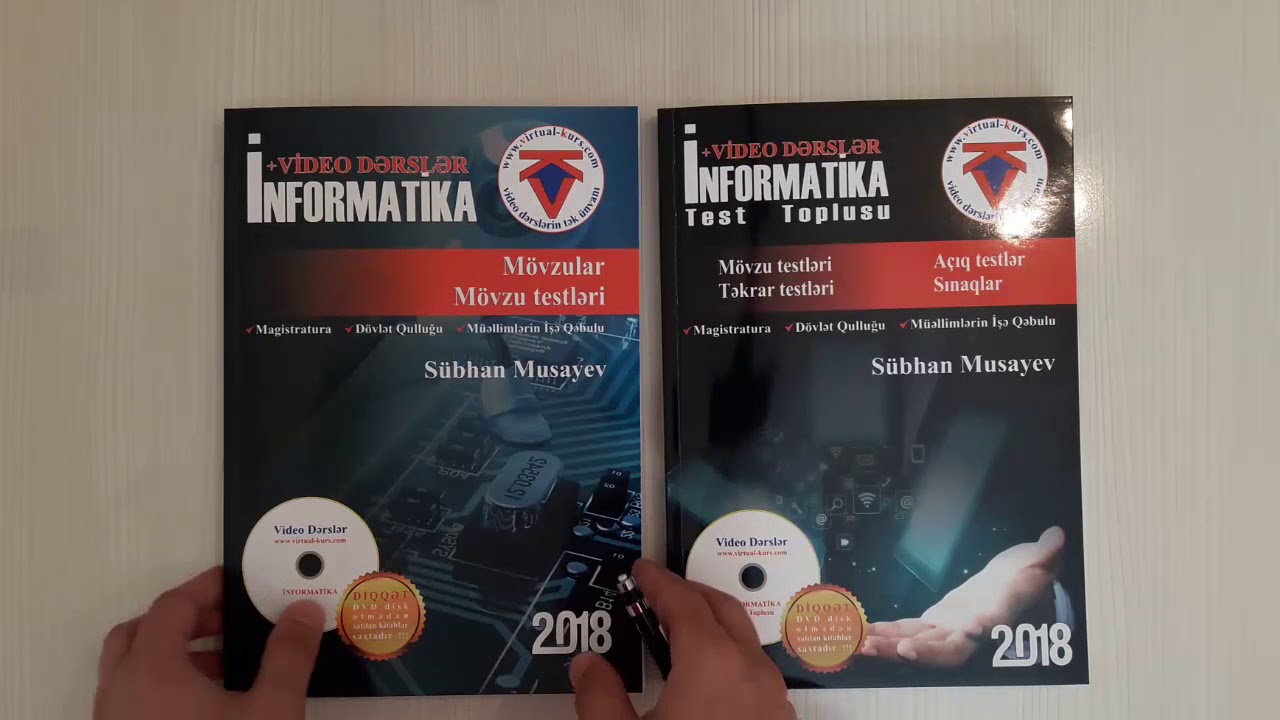 İNFORMATİKA kitabları - Video Dərslərlə / 2018 - YouTube