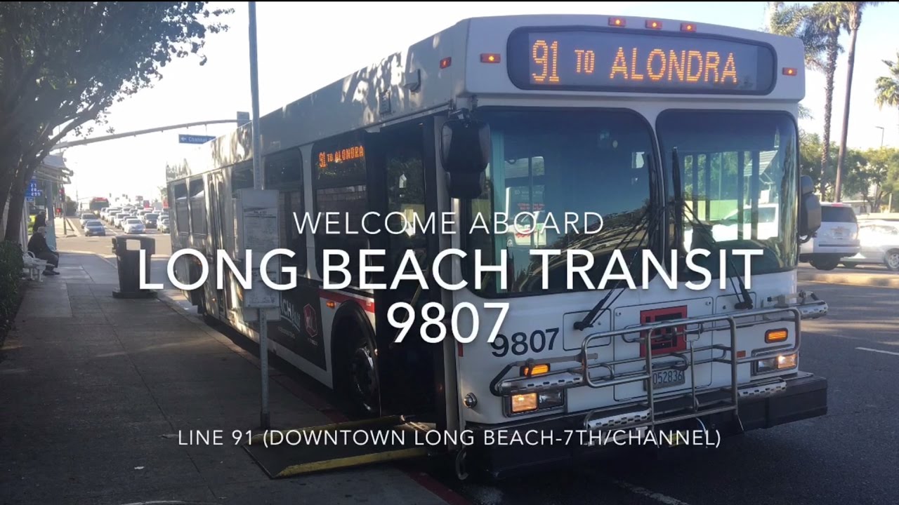 (RETIRED) Long Beach Transit 1998 New Flyer D40LF #9807 | Coin Lloyd's ...