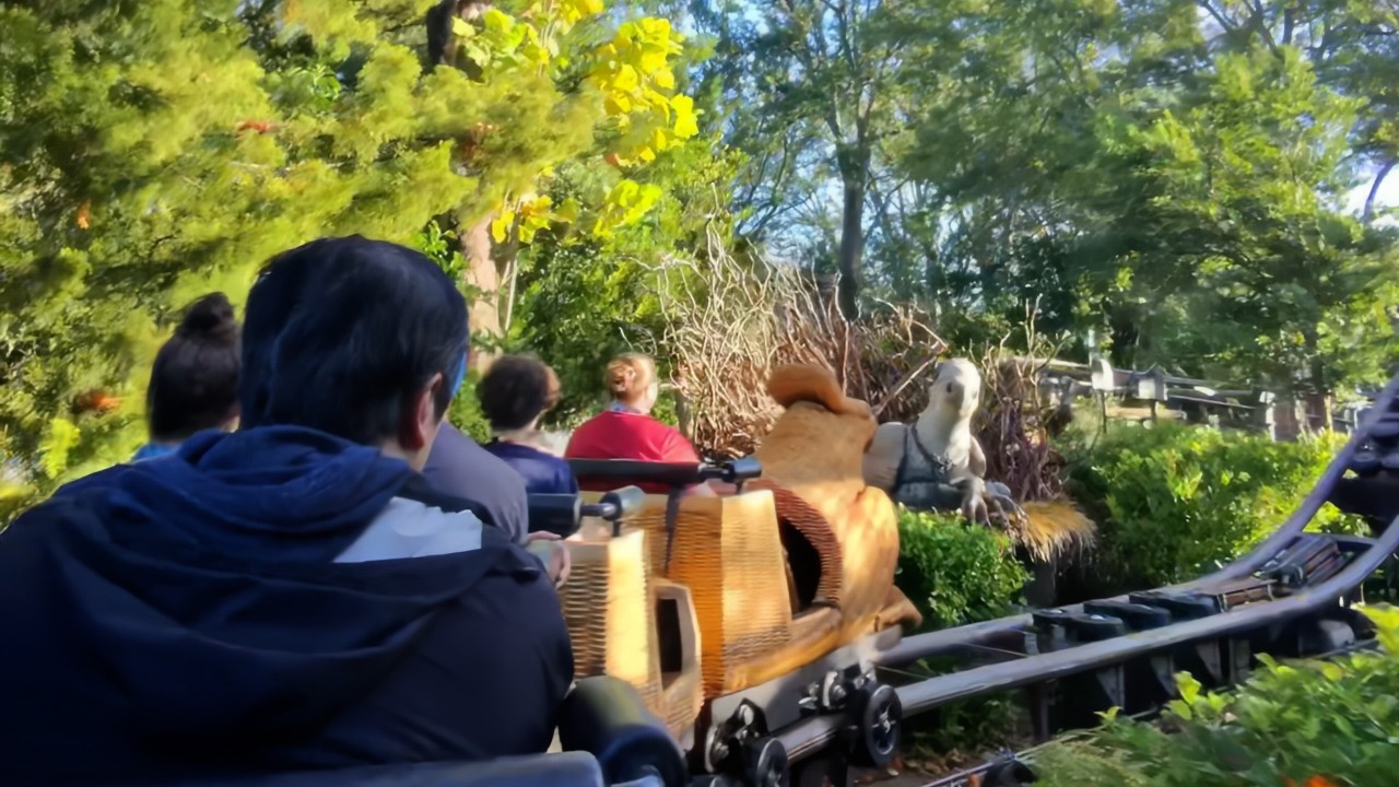 Flight of the Hippogriff Roller Coaster Ride POV | Universal Studios ...