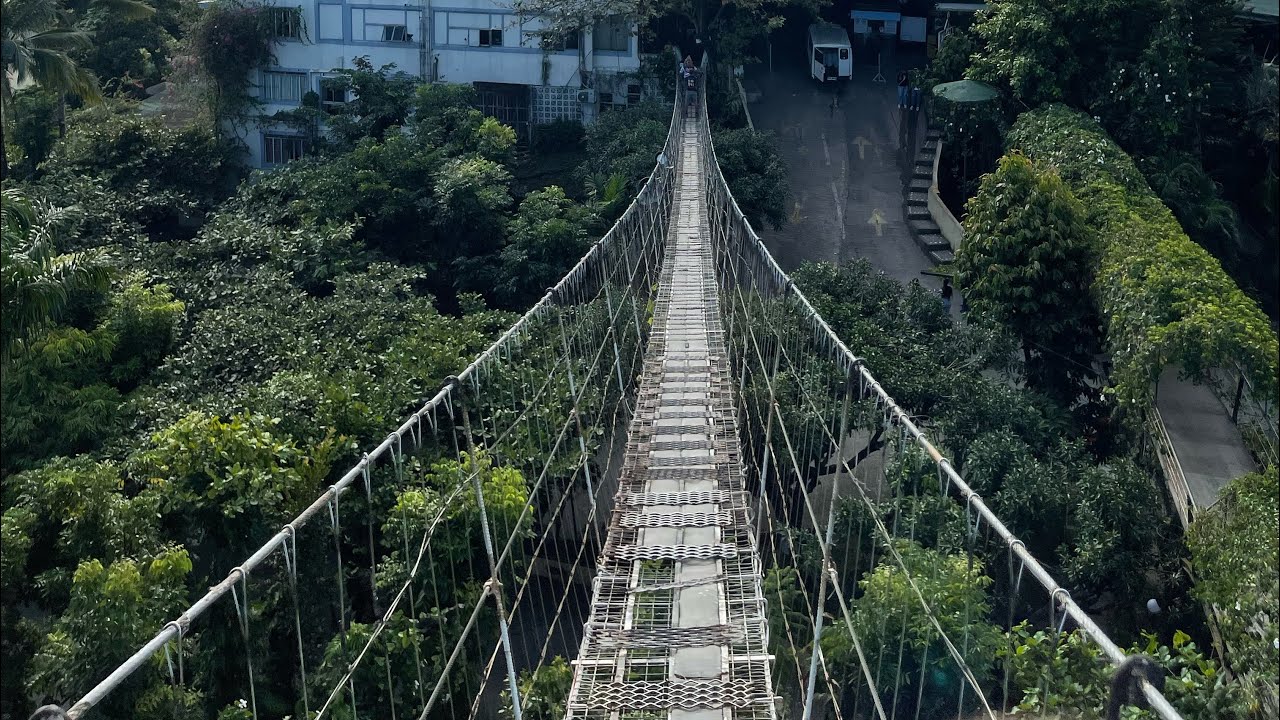Cloud9 hanging bridge 360 view / rizal antipolo - YouTube