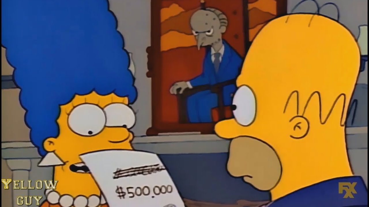 The simpsons- Homer and Mr Burn exchange! - YouTube