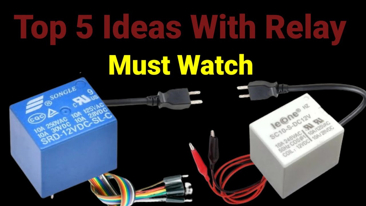 Top 5 Ideas With 12v Relay |Diy projects|#electronics #Relay #Diy ...