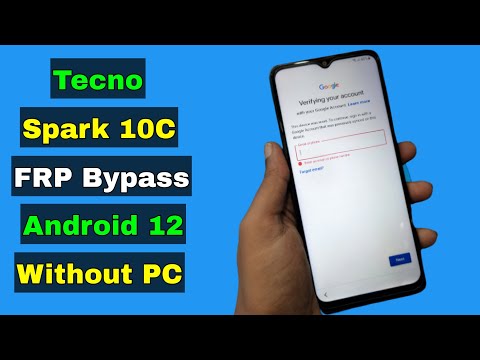 Tecno Spark 10c FRP Bypass Without PC Android 12 | Tecno Spark 10C Bypass FRP Google Account Lock
