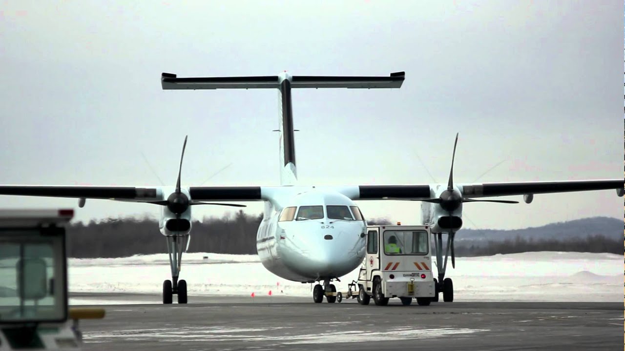 [HD] Dash-8 preparation & Departure - YouTube