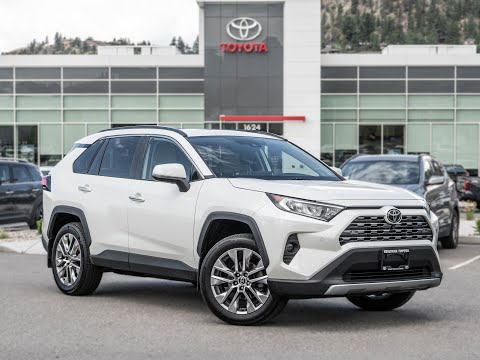 White Used 2020 Toyota RAV4 Limited Walkaround - Kelowna Toyota