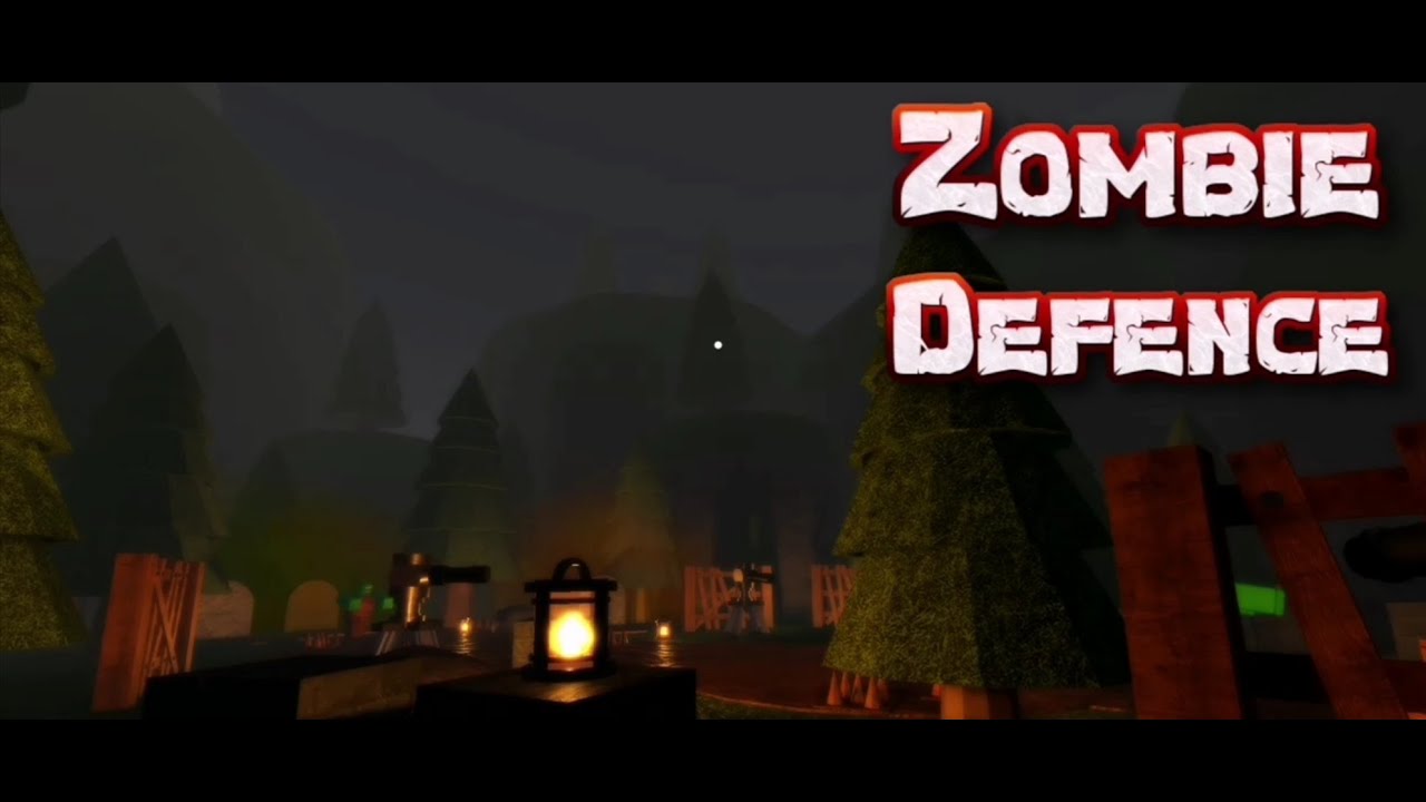 Jugando (zombie defence) roblox - YouTube