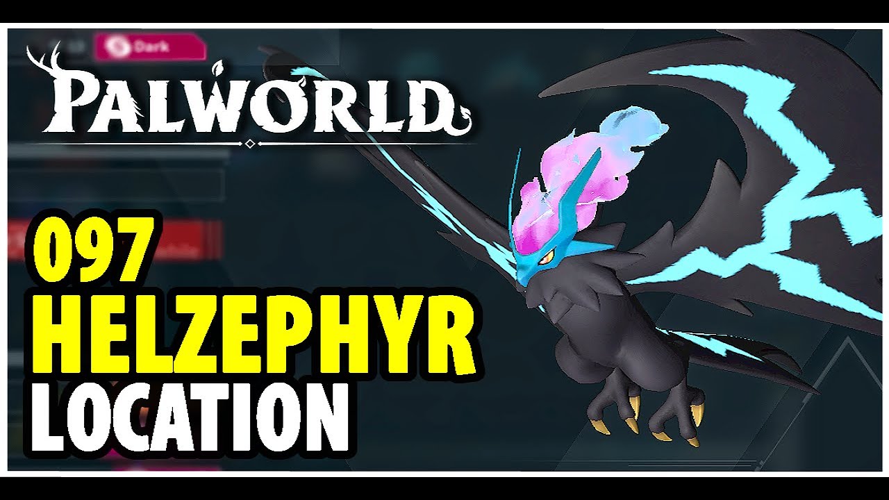 Helzephyr Location - Paldeck 097 | Palworld - YouTube