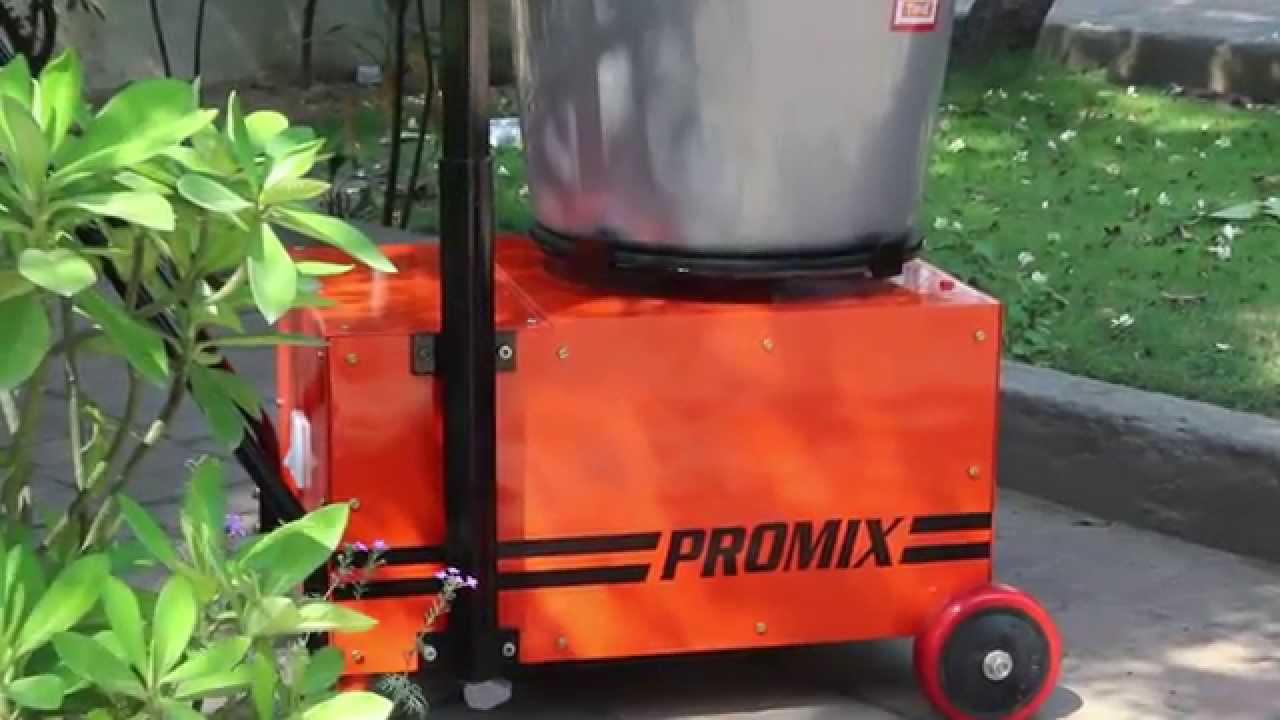 Concrete/Pebble Mixing Machine - Portable - YouTube