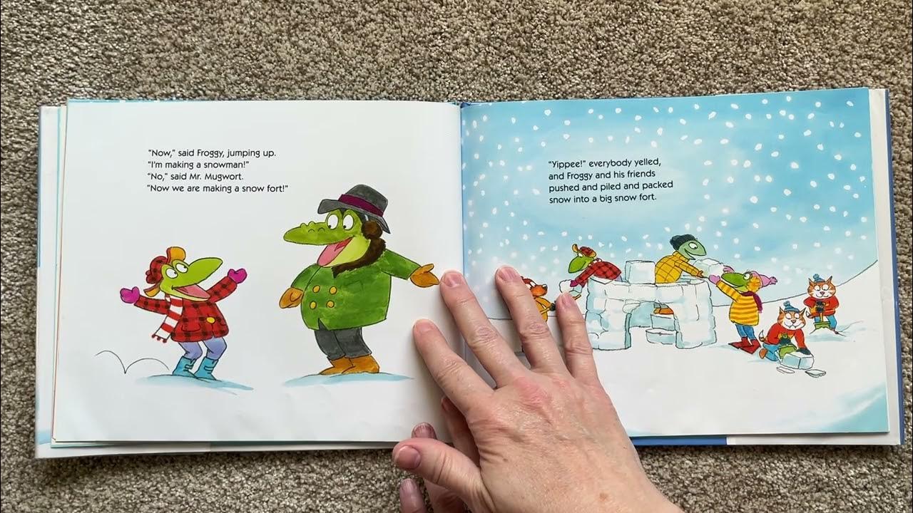 Grandma reads "Froggy Builds A Snowman" - YouTube