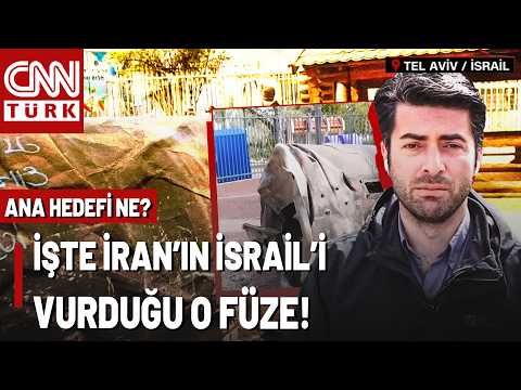 CNN TÜRK İran Füzesinin Hemen Yanında! İran Tel Aviv'i Bu Füze İle Vurdu