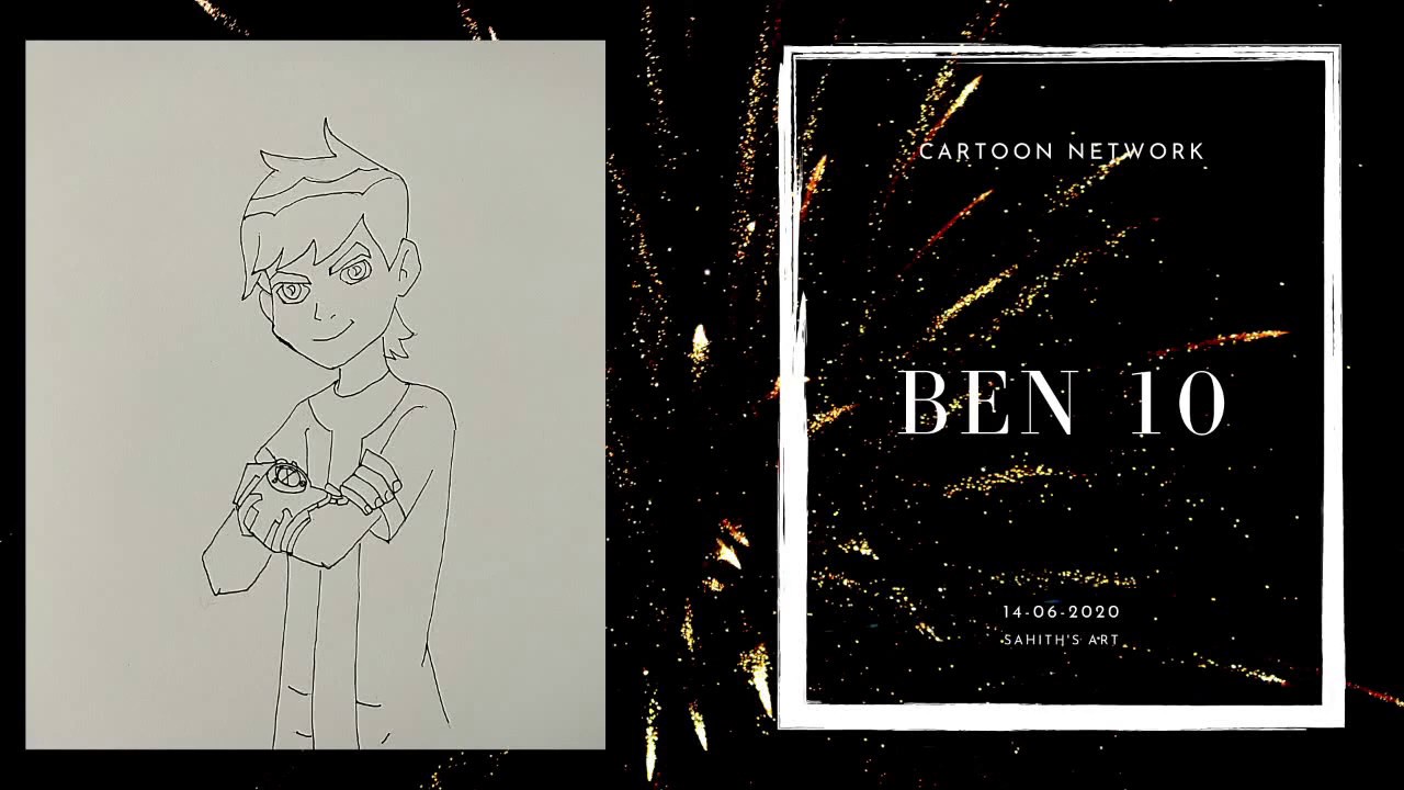 How to draw Ben 10 easy. - YouTube