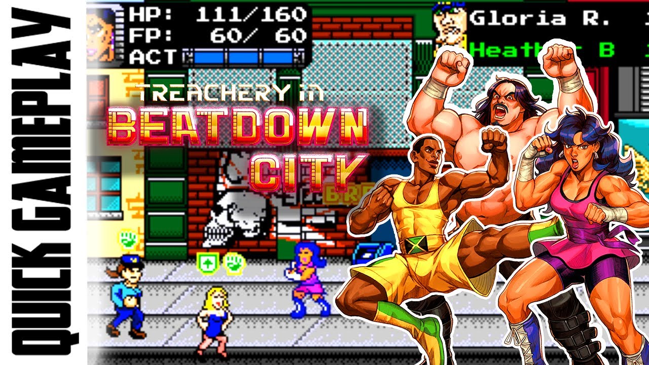 Treachery In Beatdown City PC gameplay Tour - YouTube
