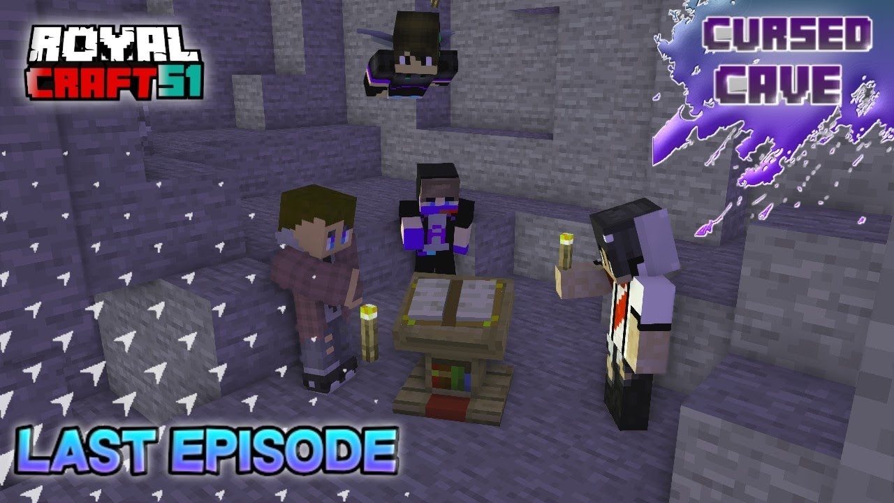 The Cursed Cave | Last Episode | Royal Craft S1 | In Hindi | Minecraft ...
