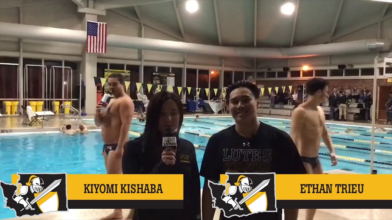PLU Swimming - Ethan Trieu - 1/17/20 - YouTube