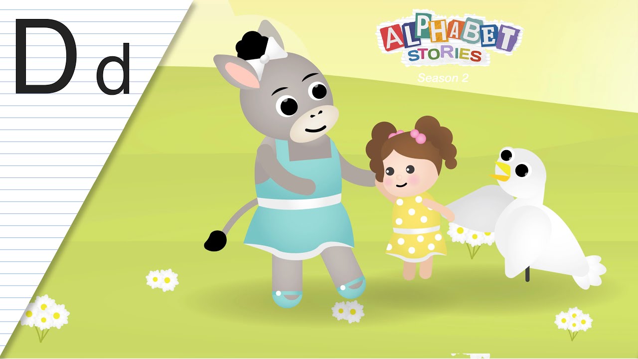 Alphabet Stories 2 - This is the letter D - YouTube