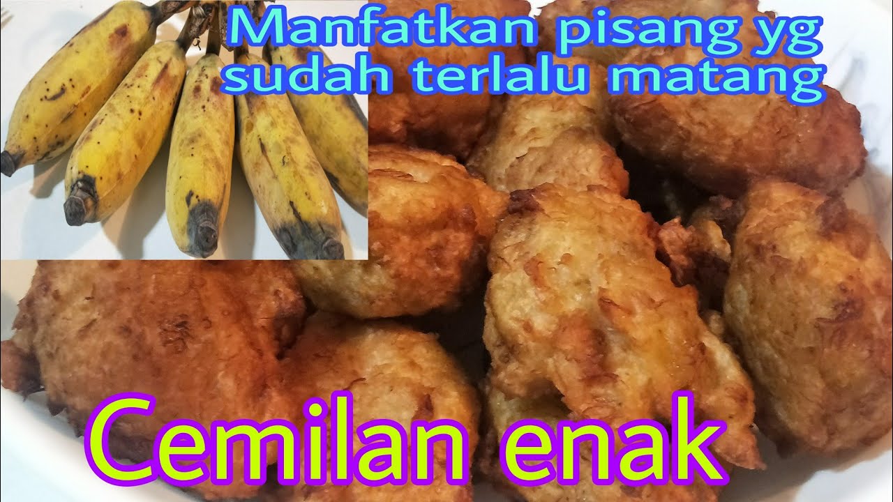 Resep cimplung pisang khas sunda cemilan terenak - YouTube