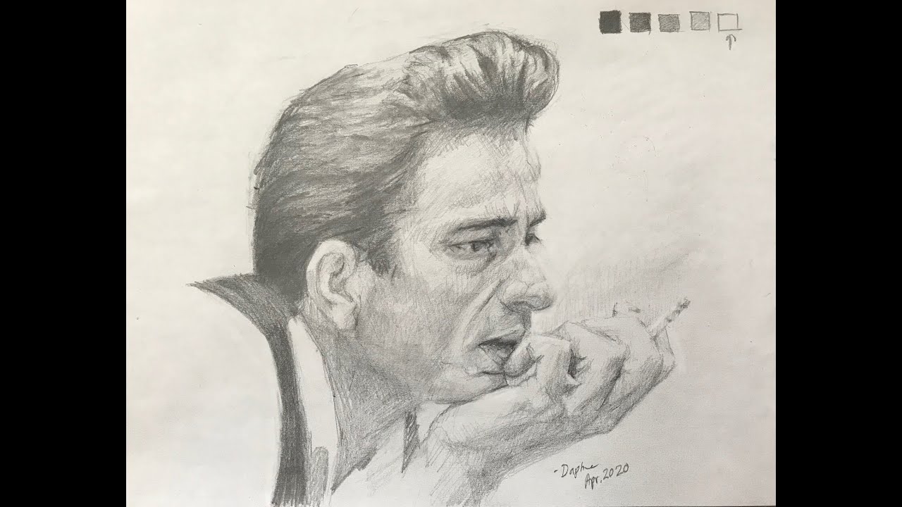 Johnny Cash Sketch